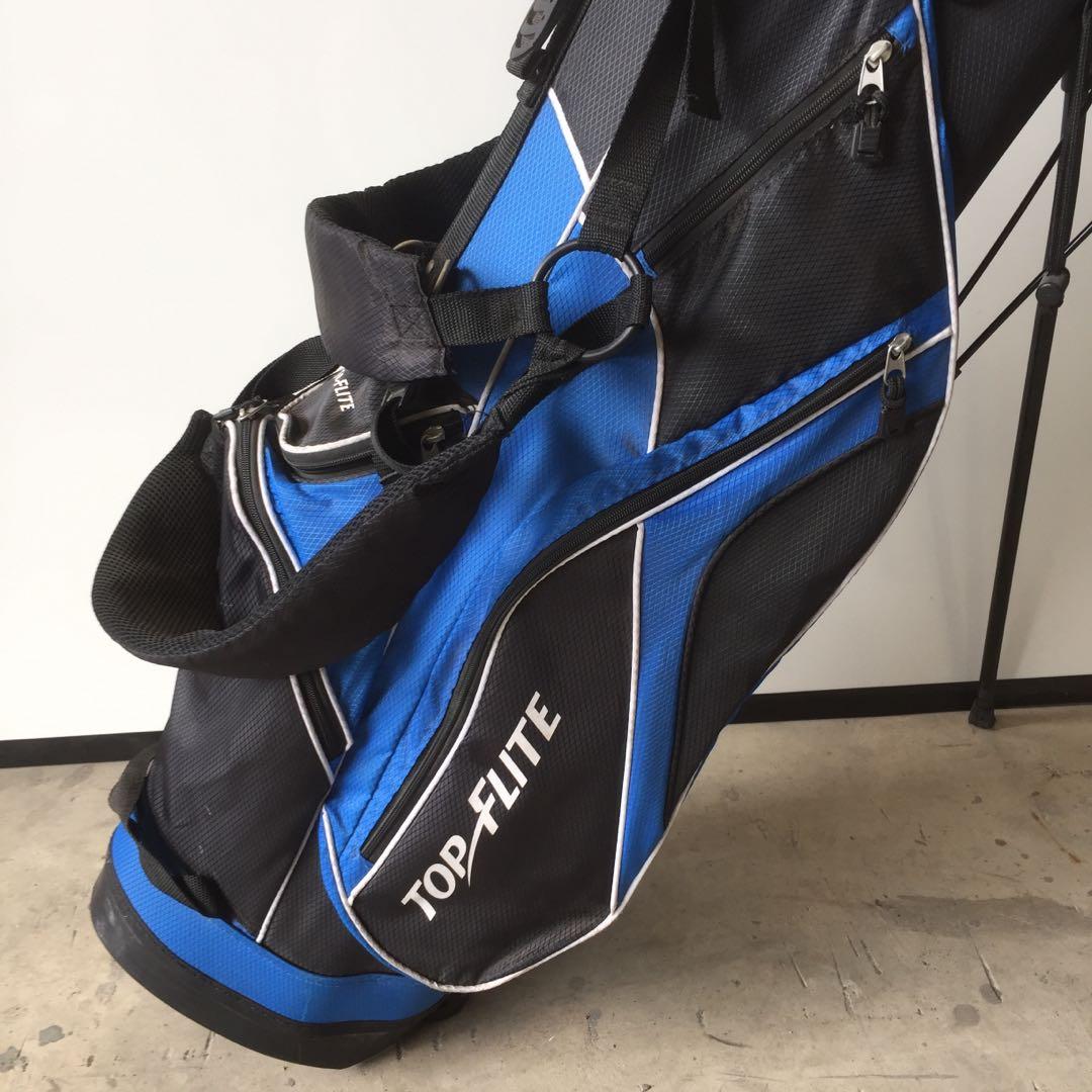 Top Flite Golf Bag (black/blue), Sports Equipment, Sports & Games, Golf ...