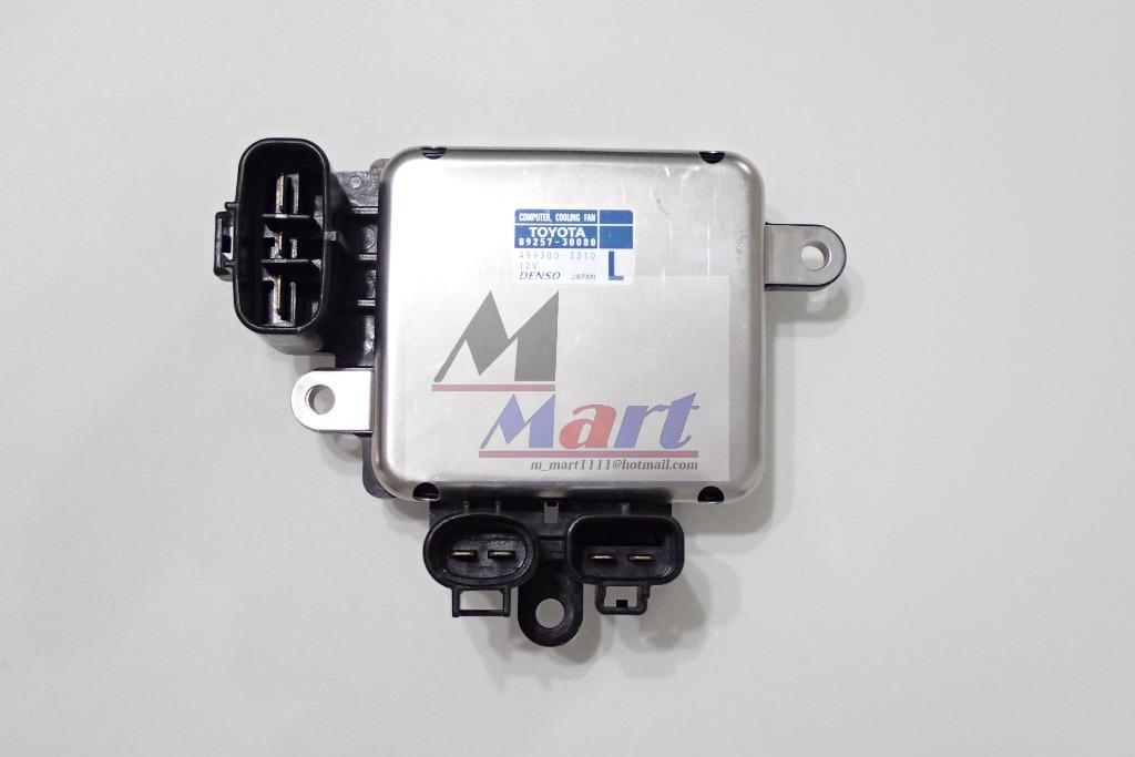 TOYOTA / LEXUS RADIATOR COOLING FAN CONTROL MODULE ECU (DENSO 499300 ...
