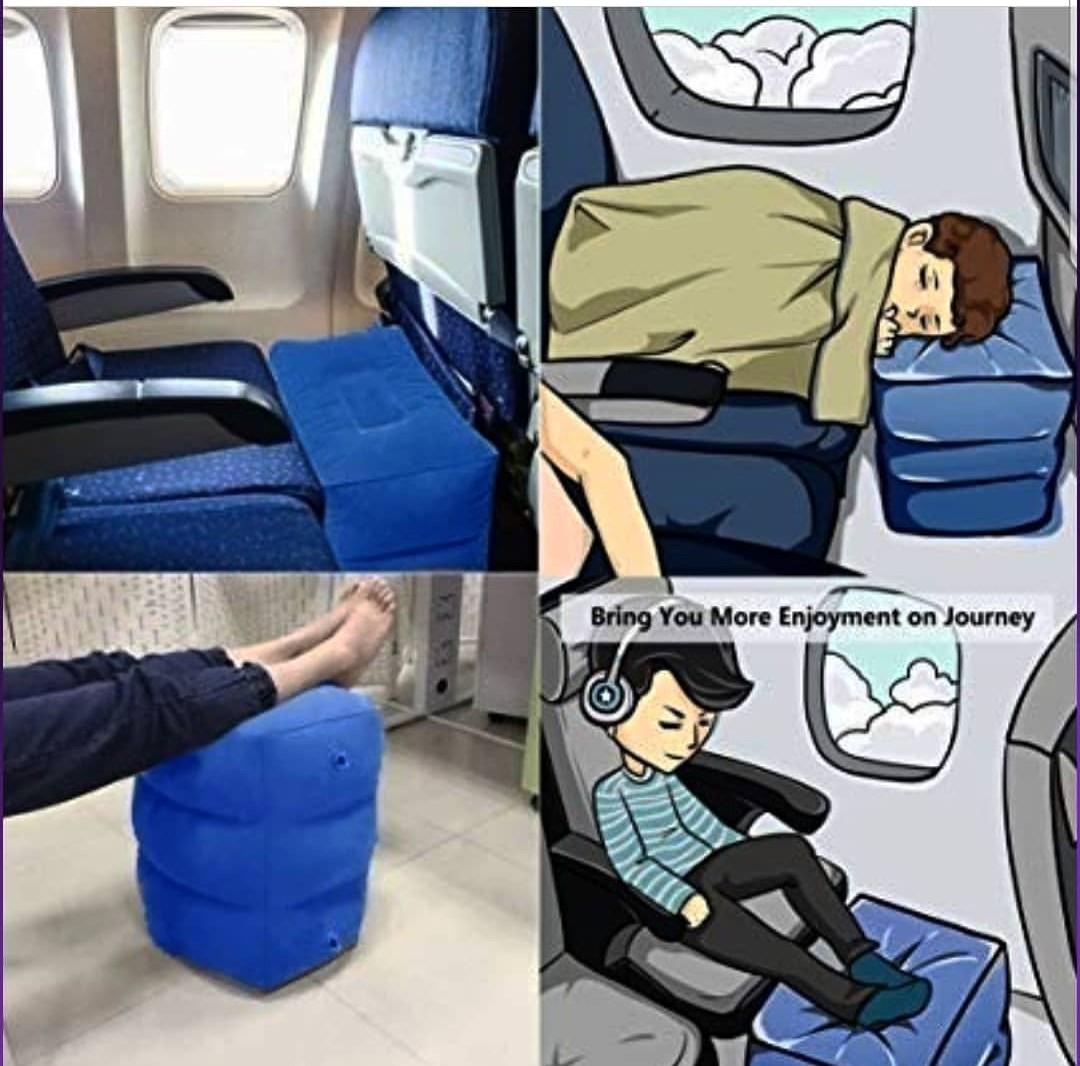 Ultima flight buddy inflateable foot rest, Bayi & Anak, Kereta, Kursi Goyang & Gendongan Bayi di ...