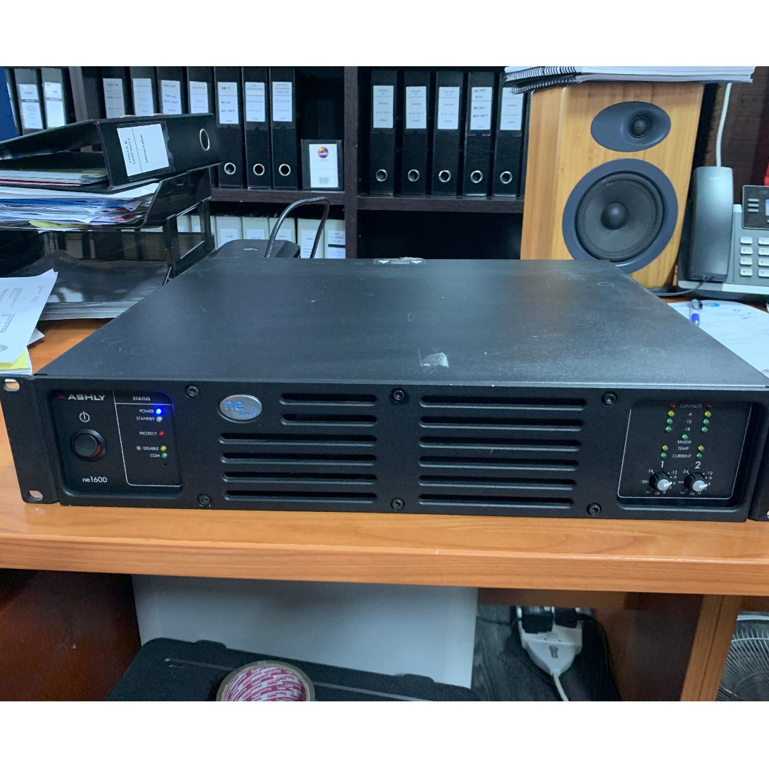 Ashly NE1600 2 Channel Power Amp, Audio, Other Audio Equipment on Carousell