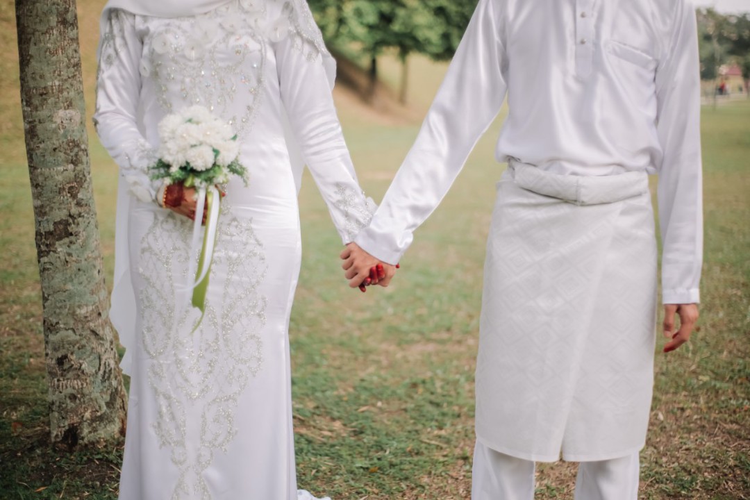 set nikah & sanding, Women's Fashion, Dresses & Sets, Evening Dresses ...