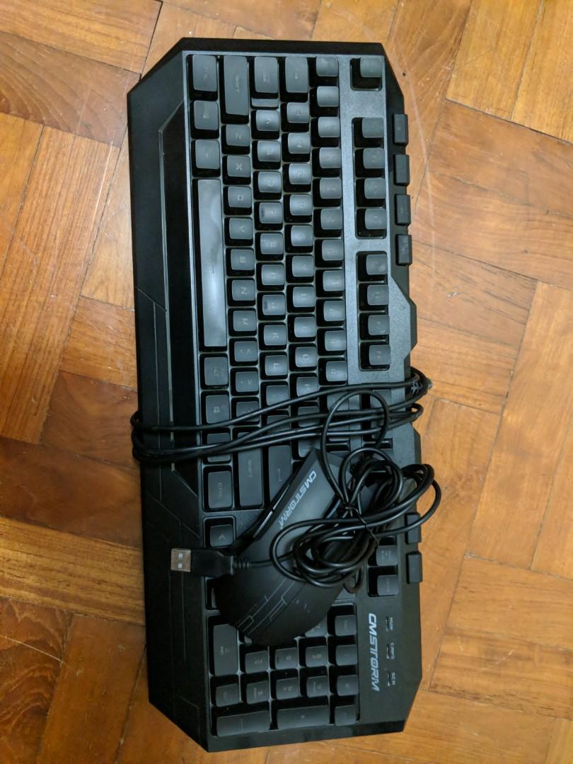 CM storm devastator mouse n keyboard combo, Computers & Tech, Parts ...