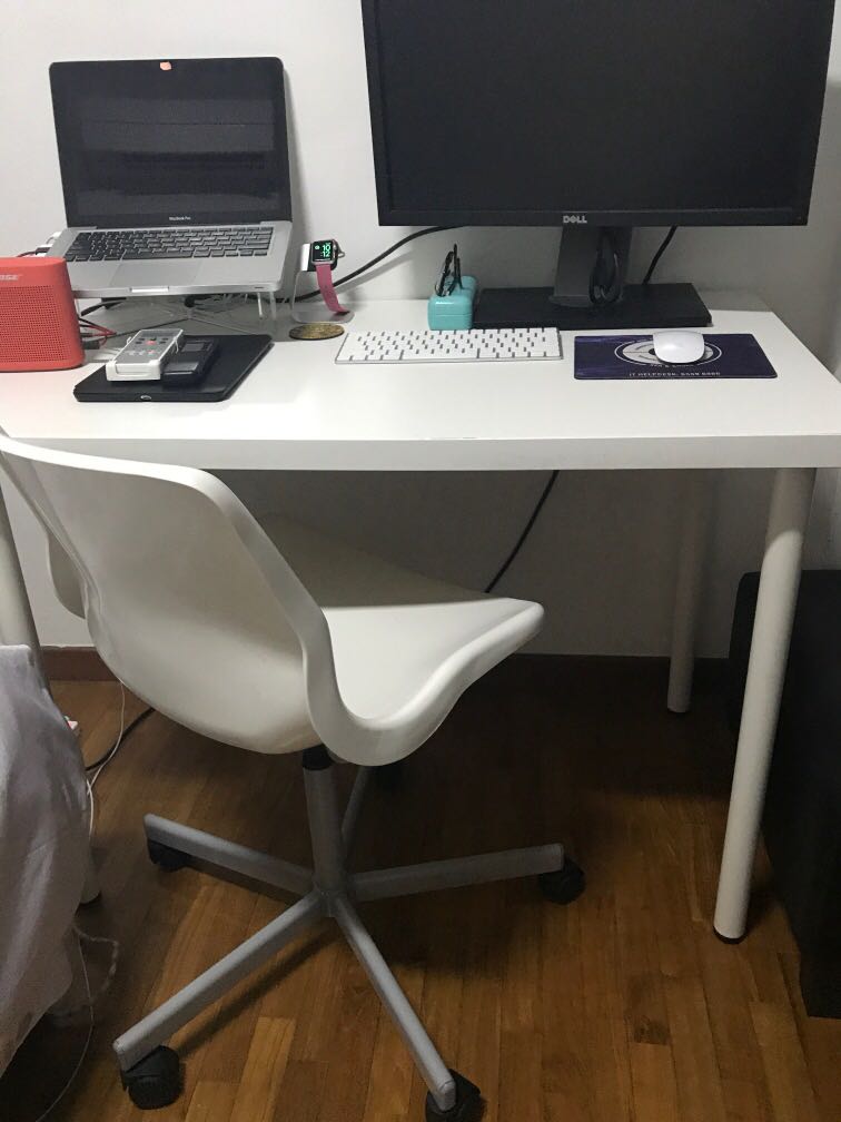 Computer Table and Chair, Furniture & Home Living, Furniture, Tables ...