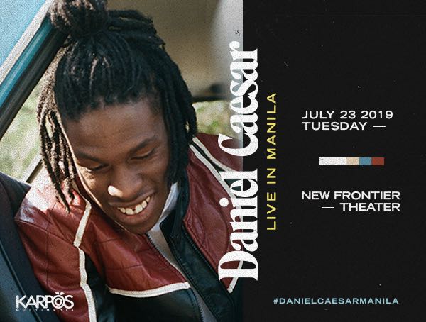 DANIEL CAESAR LIVE IN MANILA CONCERT TICKET on Carousell
