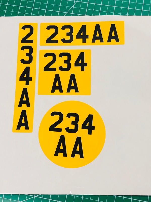 E-Scooter LTA Compliant License Sticker (Identification Mark), Sports ...