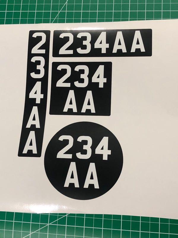 E-Scooter LTA Compliant License Sticker (Identification Mark), Sports ...