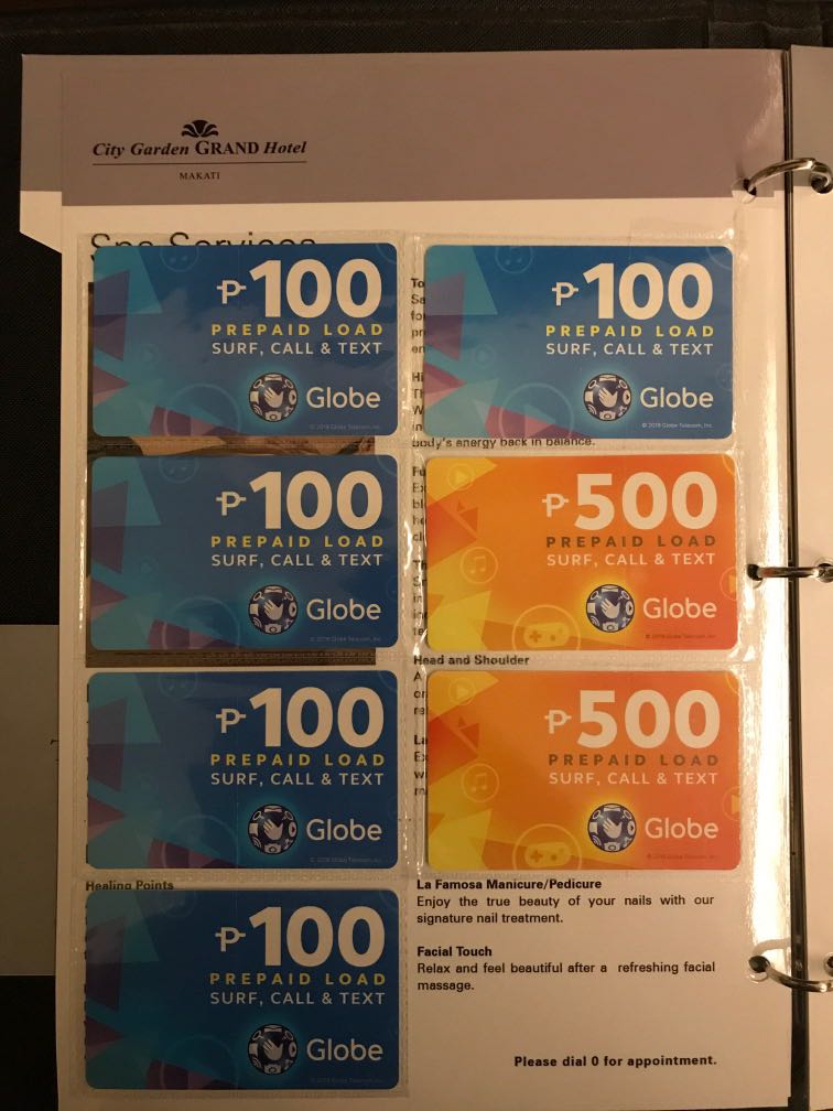 Globe Prepaid Load Top-Up Card, Tickets & Vouchers, Store Credits on ...