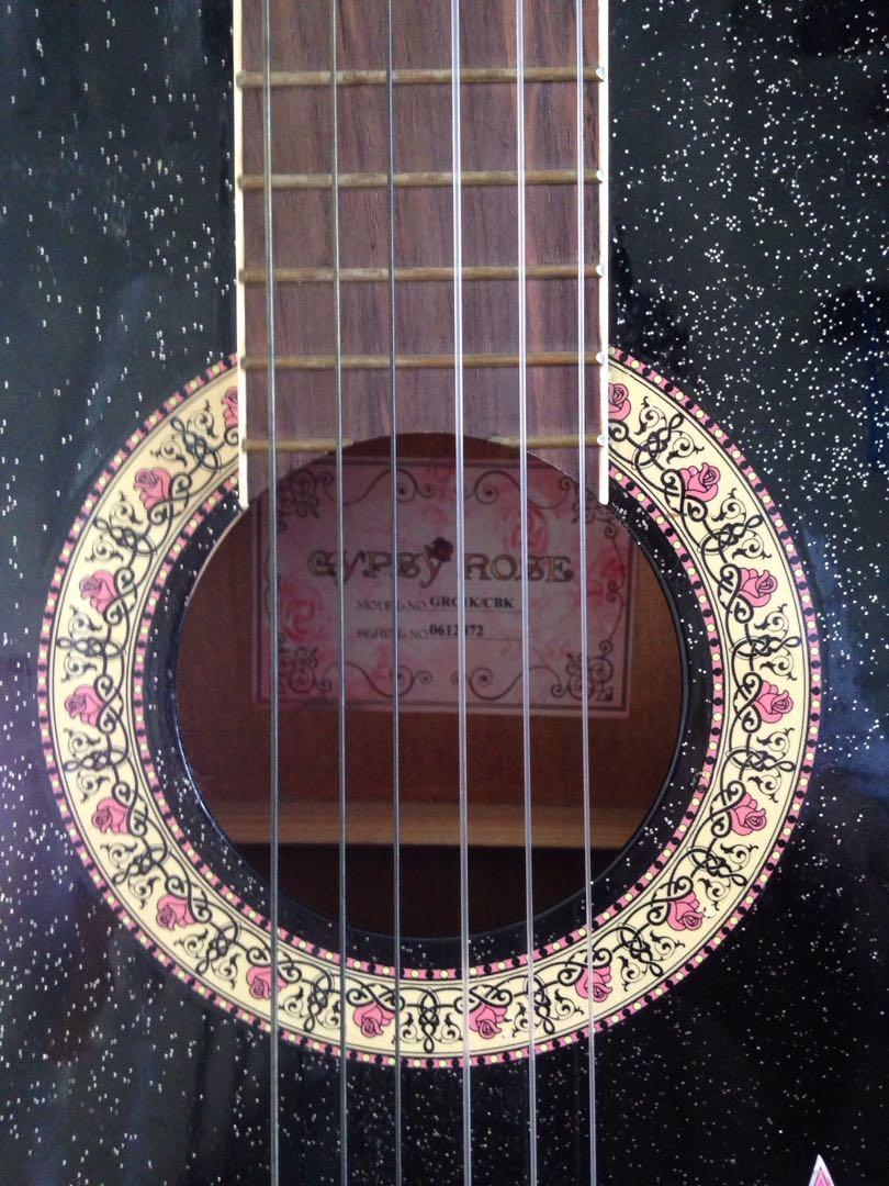 Gypsy Rose Acoustic Guitar, Hobbies & Toys, Music & Media, CDs & DVDs ...