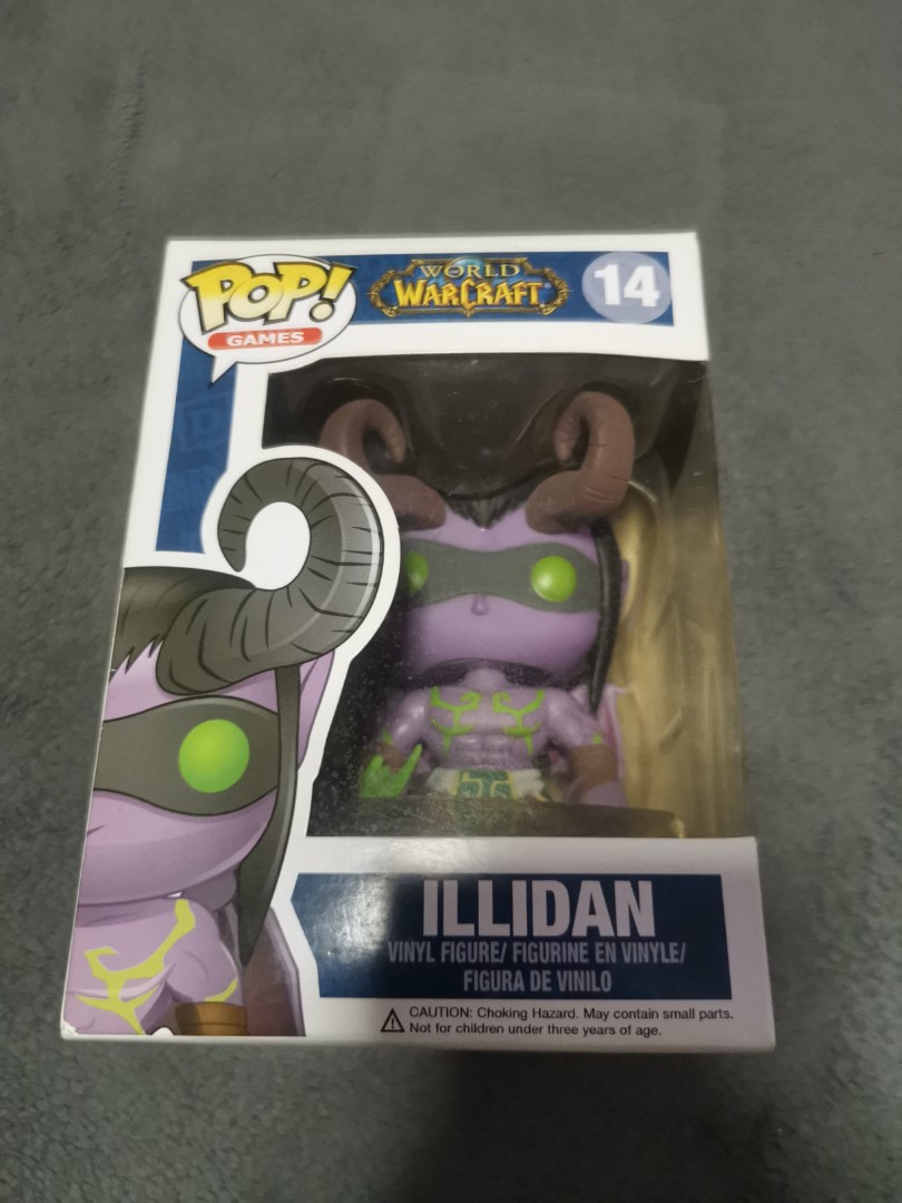Illidan world of war raft pop funko, Toys & Games, Others on Carousell