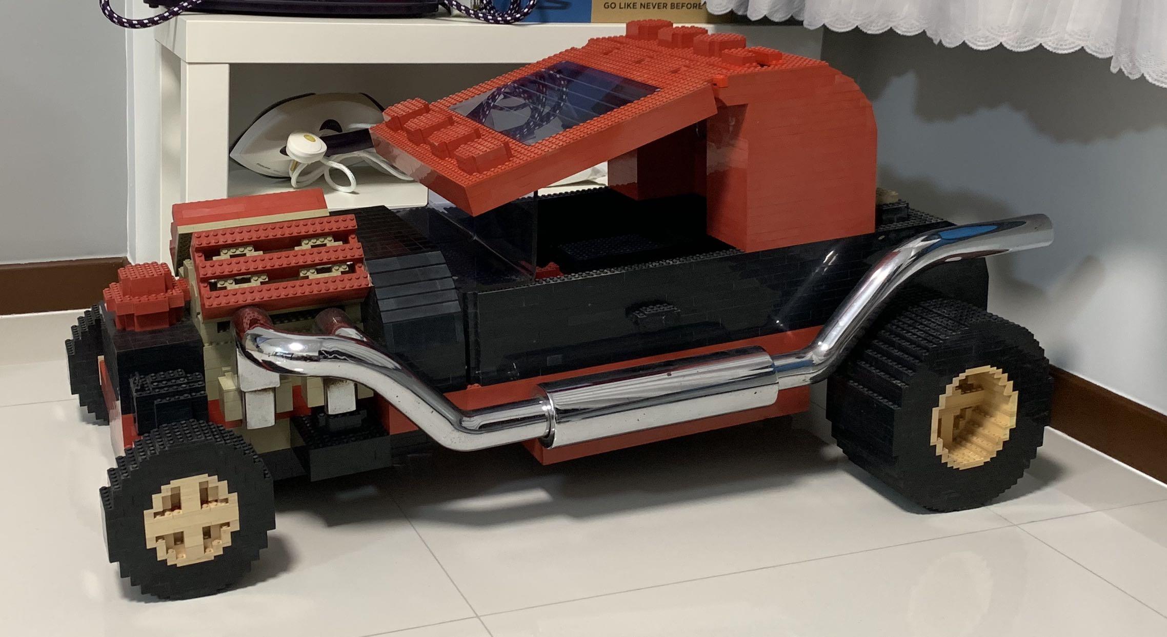 LEGO giant hot rod car glued model, Hobbies & Toys, Toys & Games on ...