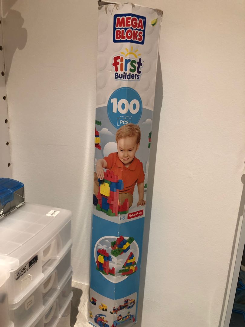 Mega Bloks first Builders 100 pcs, Hobbies & Toys, Toys & Games on Carousell