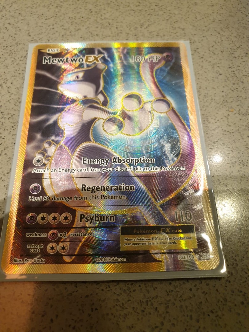 Mewtwo EX FA, Hobbies & Toys, Toys & Games on Carousell