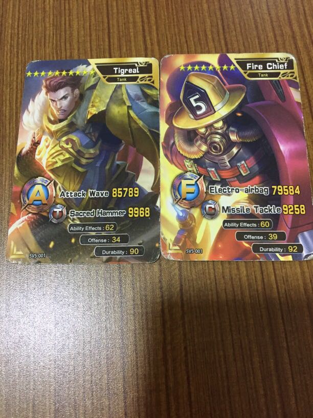 Mobile legends cards, Hobbies & Toys, Toys & Games on Carousell
