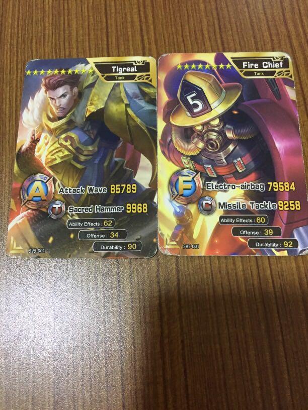 Mobile legends cards, Hobbies & Toys, Toys & Games on Carousell