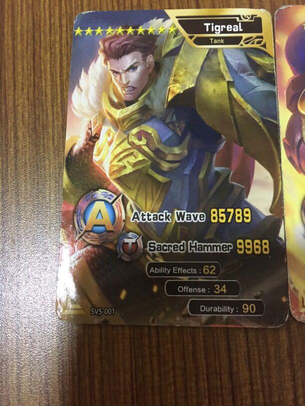 Mobile legends cards, Hobbies & Toys, Toys & Games on Carousell