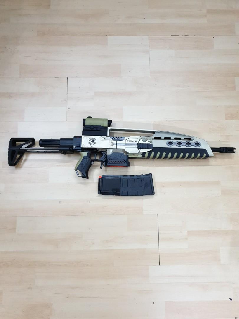 Nerf modified stryfe xm8 brand new 10/10, Hobbies & Toys, Toys & Games ...