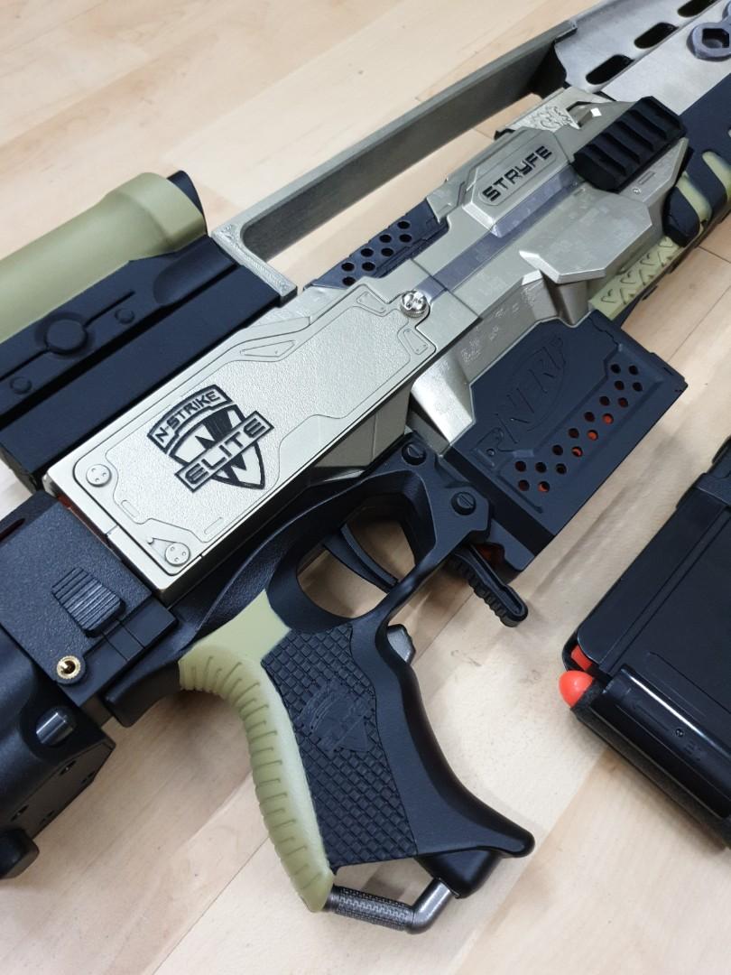 Nerf modified stryfe xm8 brand new 10/10, Hobbies & Toys, Toys & Games ...