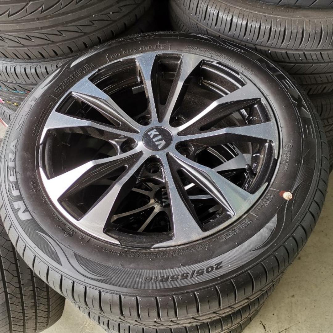 New Kia 16" Rims and Tyres (Newly Trade In), Car Accessories, Tyres ...