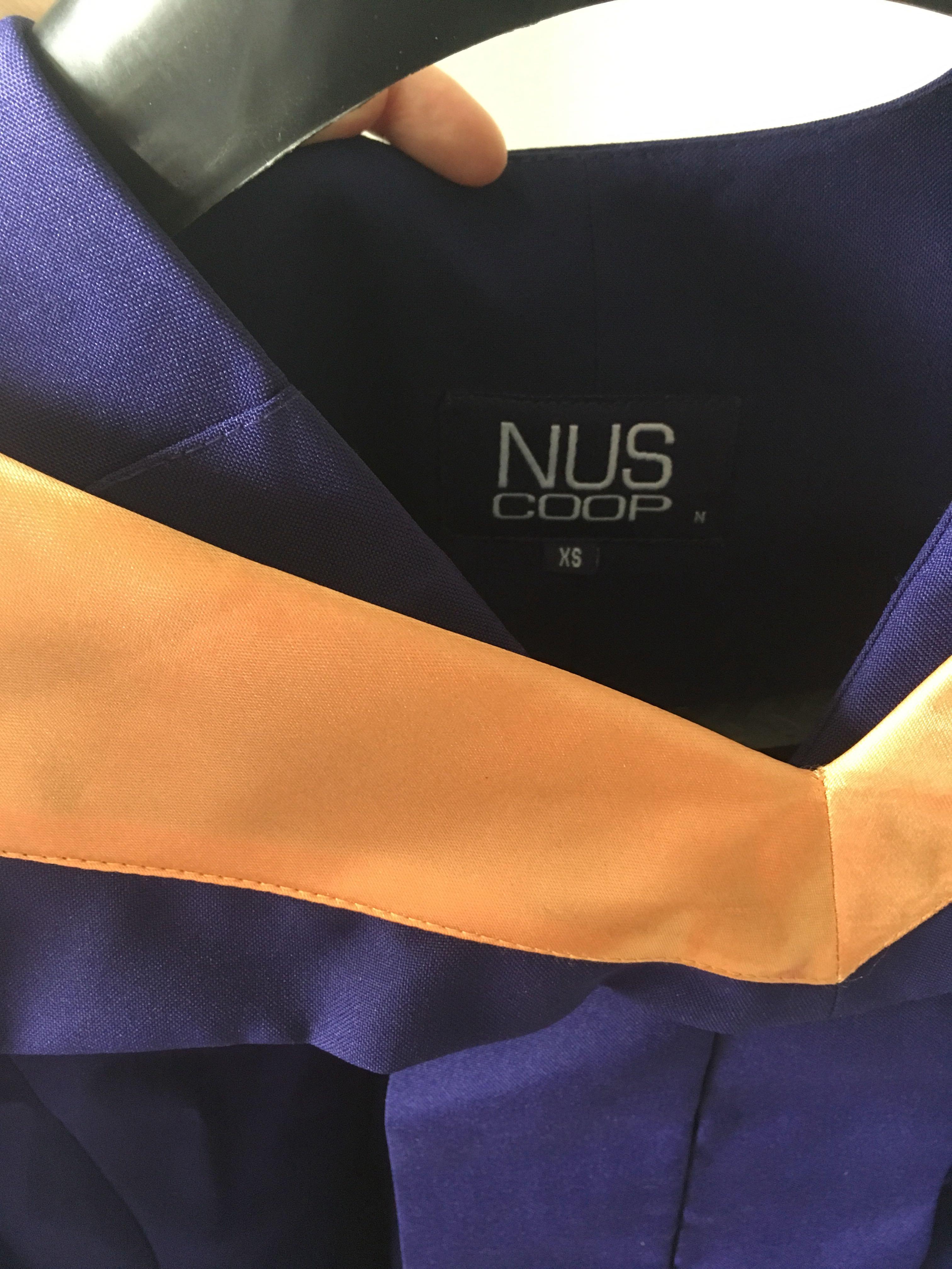 NUS Graduation Gown (Social Science) - Orange hood + Mortarboard + bag ...