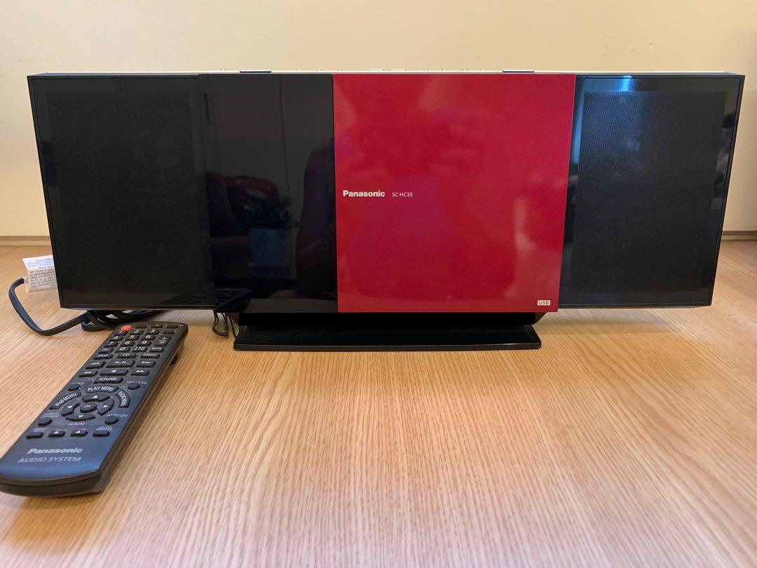 Panasonic SC-HC35 Compact Stereo System with iPod® Dock, Audio ...