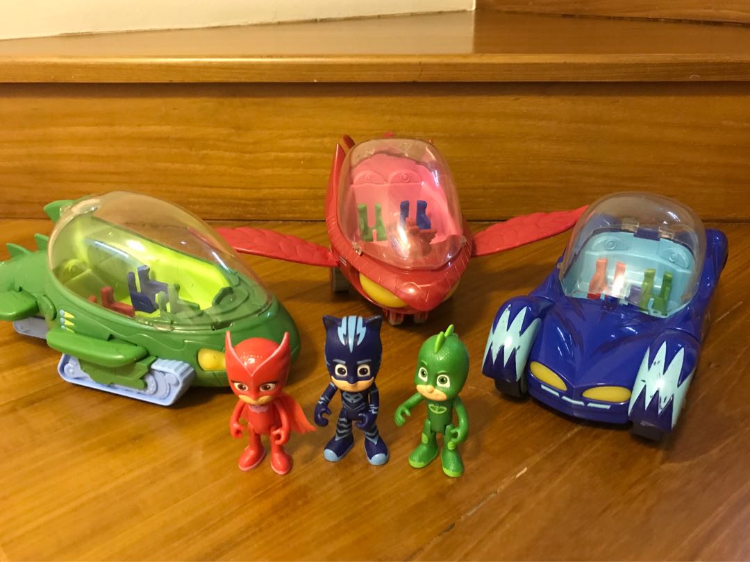 PJ mask toy set, Hobbies & Toys, Toys & Games on Carousell