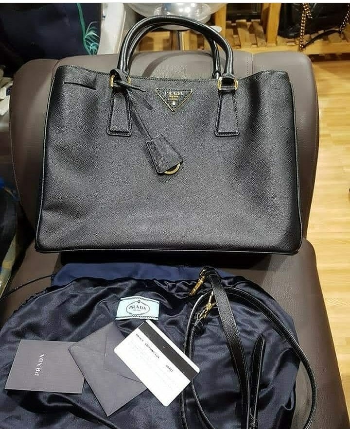 Prada two way bag, Women's Fashion, Bags & Wallets, Cross-body Bags on ...