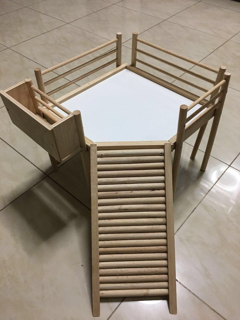 (Sold out) Rabbit wooden house, chinchilla, guinea pigs wooden loft ...