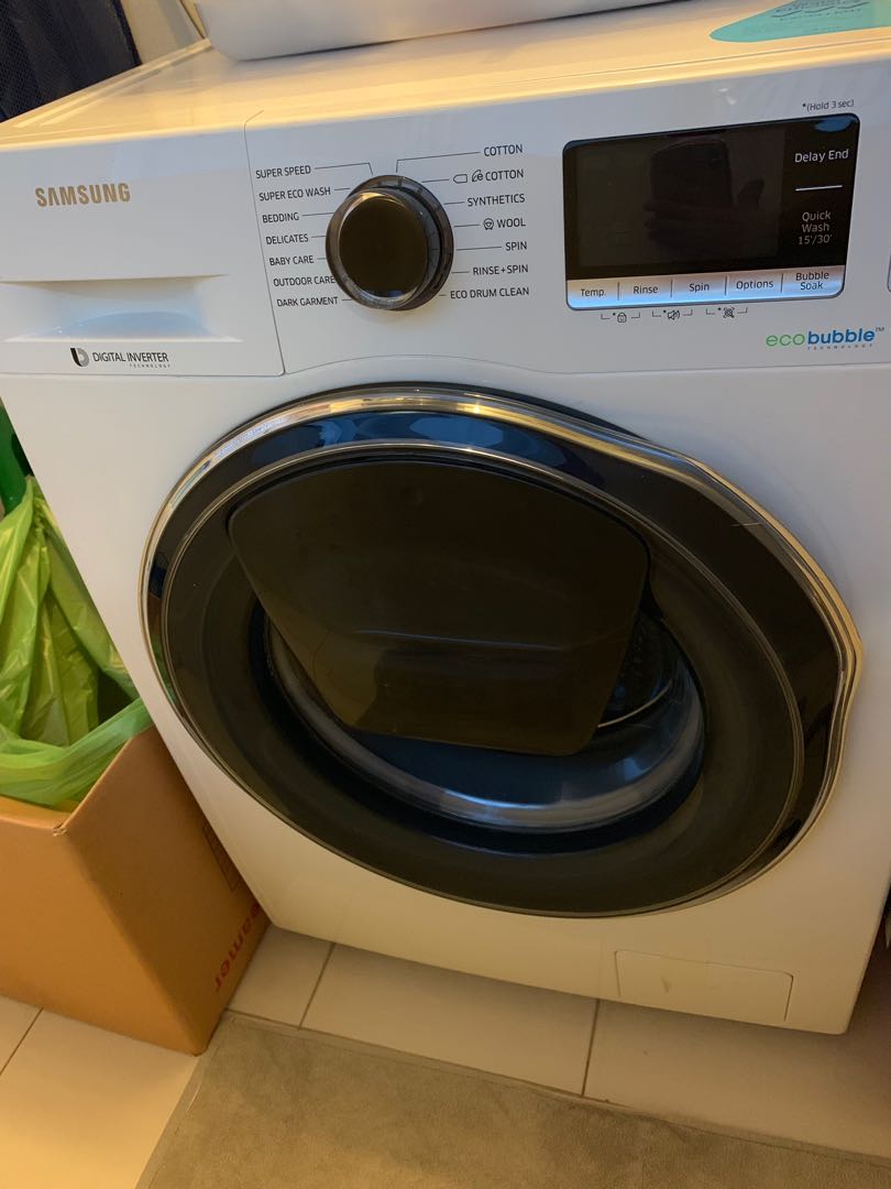 Samsung Washing Machine (9kg with add wash function), TV & Home ...