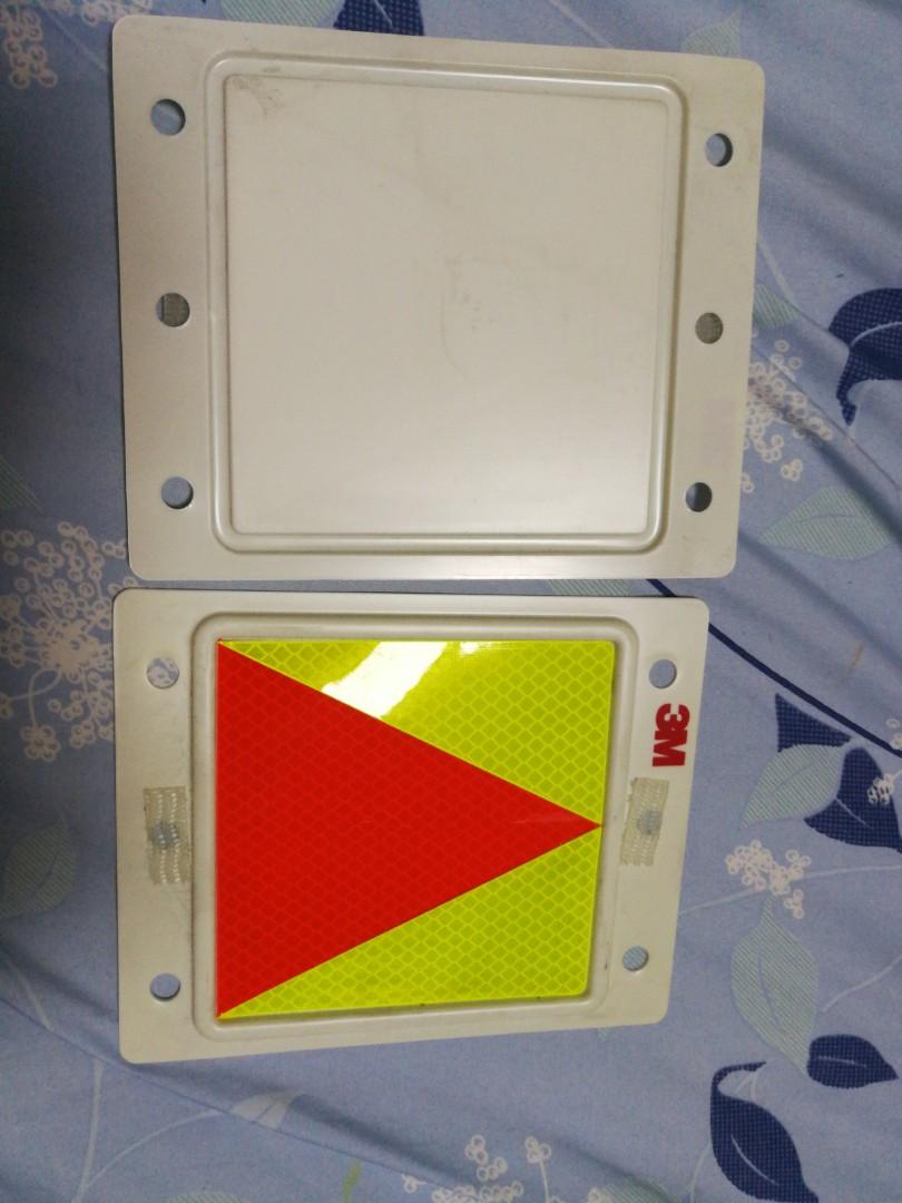 3M New Driver P Plate, Car Accessories, Car Plates on Carousell