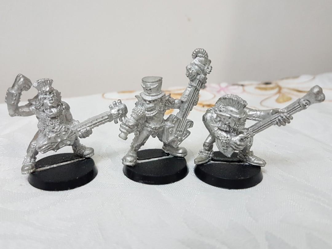 JBR Warhammer 40K Ork Goff Rock Band Rokkers x3 Metal OOP, Hobbies ...