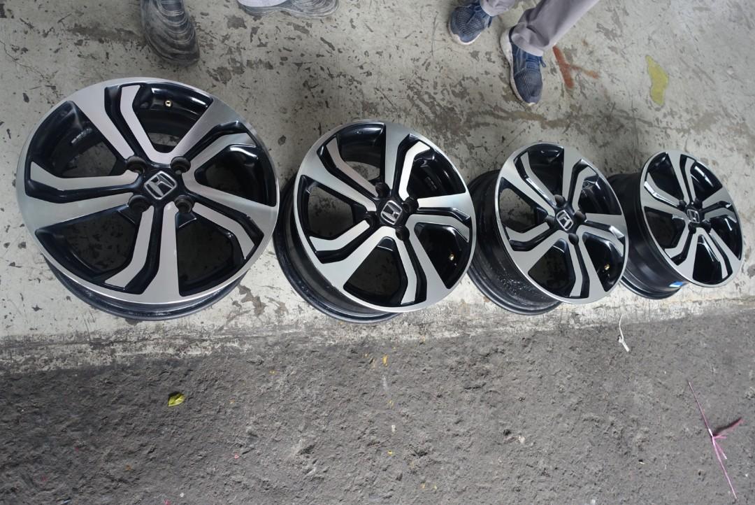 15" USED original Honda city rims 6x15 +53 4x100, Car Accessories ...