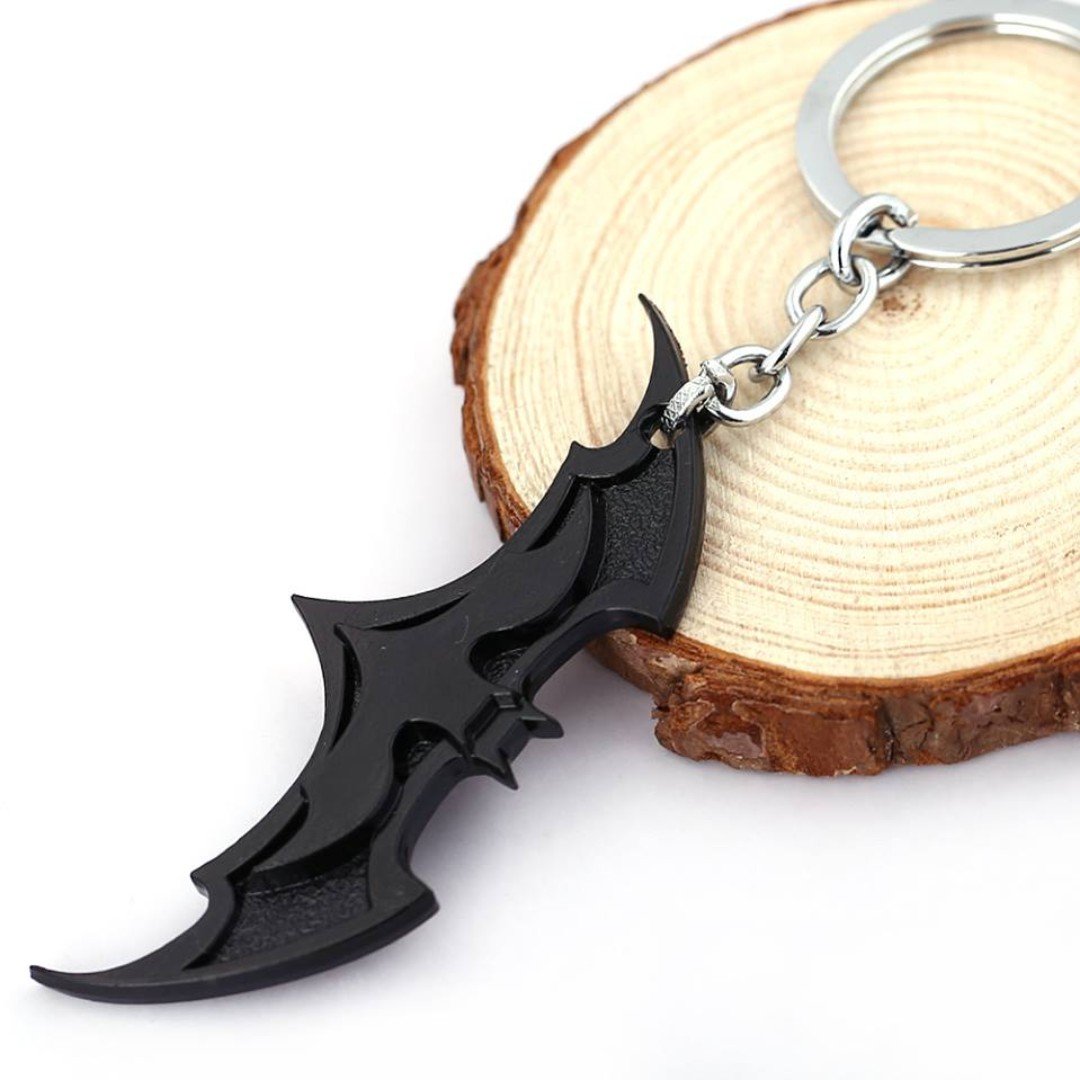 3D Batman Logo Keychain 2(Black), Everything Else, Others on Carousell