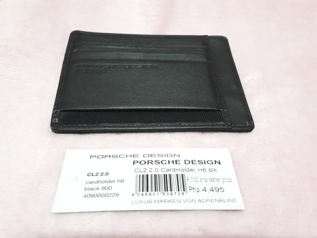Authentic Porsche Design Leather Card Holder, Men's Fashion, Watches ...