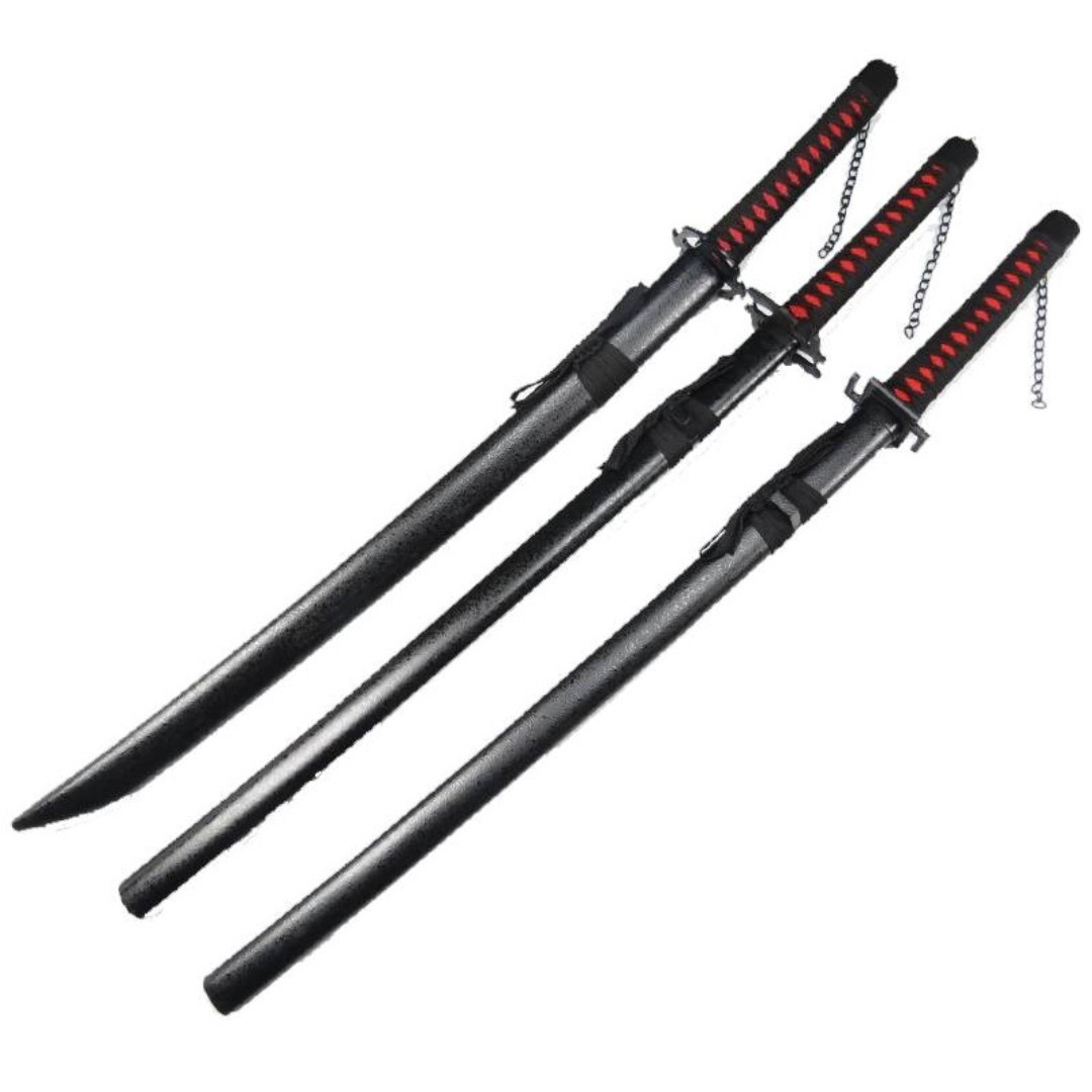 Bleach - Ichigo Kurosaki Tensa Zangetsu Wooden Toy Sword Katana ...