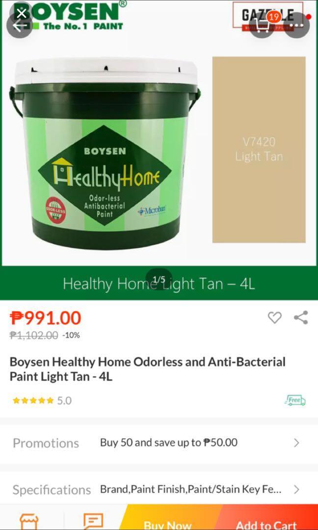 BOYSEN 4L Paint, Babies & Kids, Baby Nursery & Kids Furniture, Nursery ...