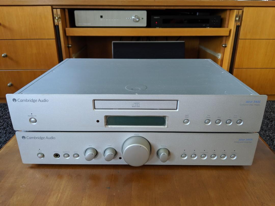 Cambridge Audio azur 340C and azur 340A CD player and Integrated ...