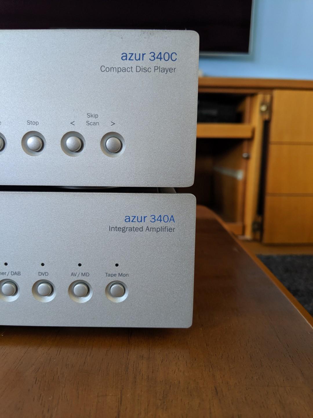 Cambridge Audio azur 340C and azur 340A CD player and Integrated ...