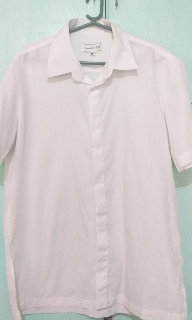 Chancellor 9000 white polo school uniform, Men's Fashion, Tops & Sets ...