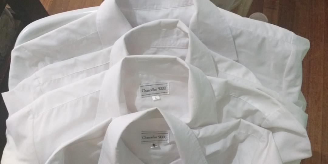 Chancellor 9000 white polo, Men's Fashion, Tops & Sets, Sleep and ...