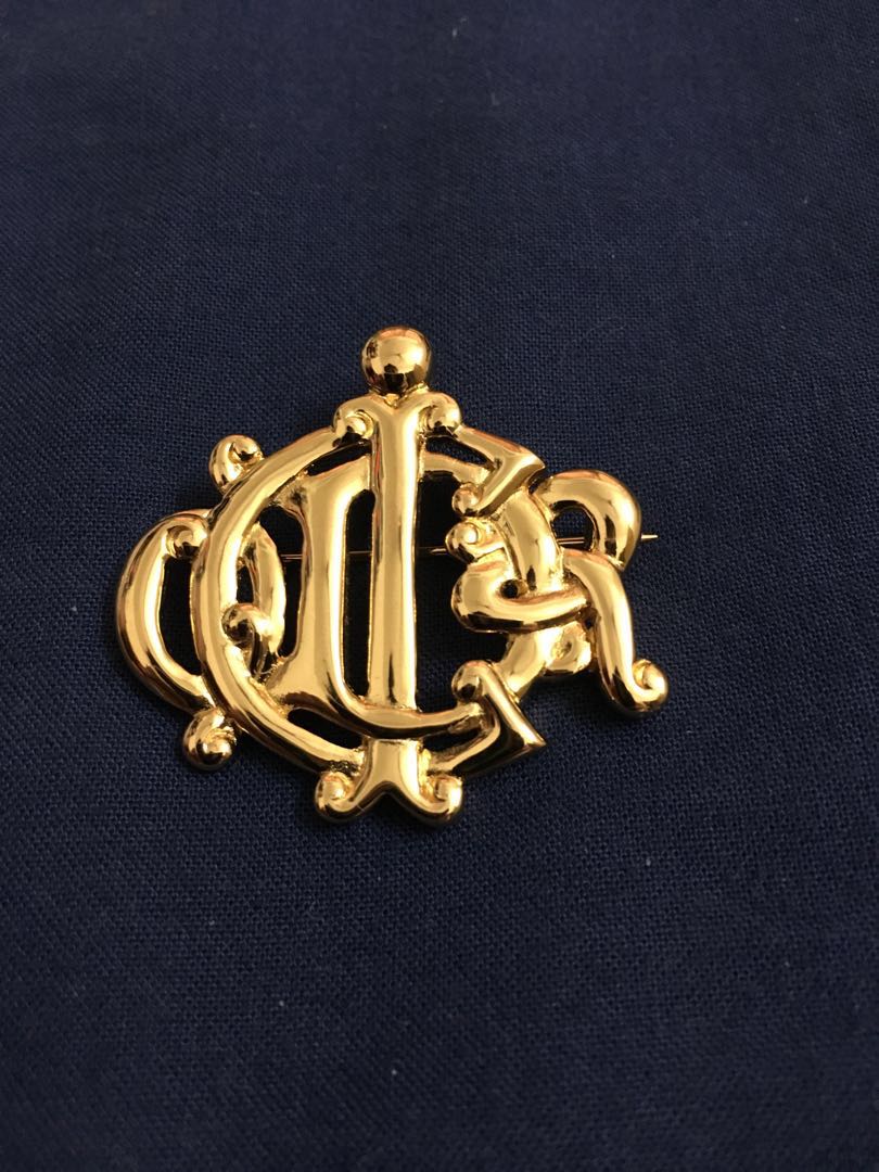 Christian Dior Vintage Brooch, Men's Fashion, Watches & Accessories ...