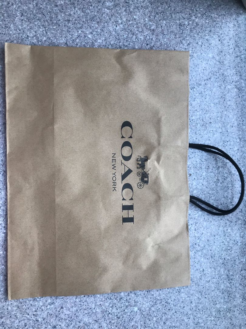 Coach Paper Bag, Everything Else on Carousell