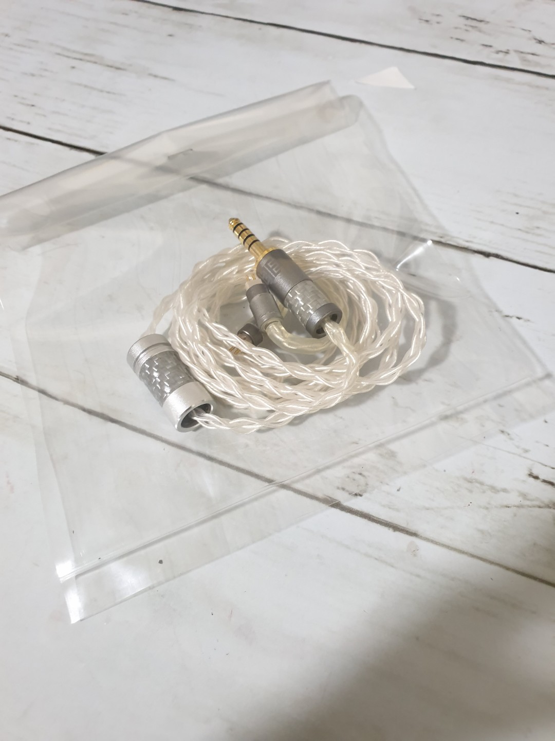 Custom PlusSound 4.4mm 2-pin IEM Cable, Audio, Other Audio Equipment on ...