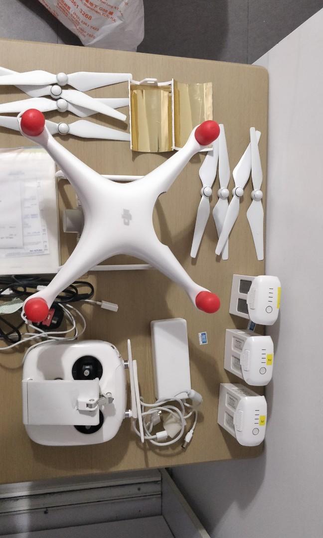 DJI Phantom Pro 4 drone, 攝影器材, 航拍 - Carousell