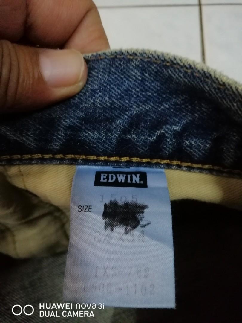 Edwin 505 pala kain, Men's Fashion, Tops & Sets, Tshirts & Polo Shirts on Carousell