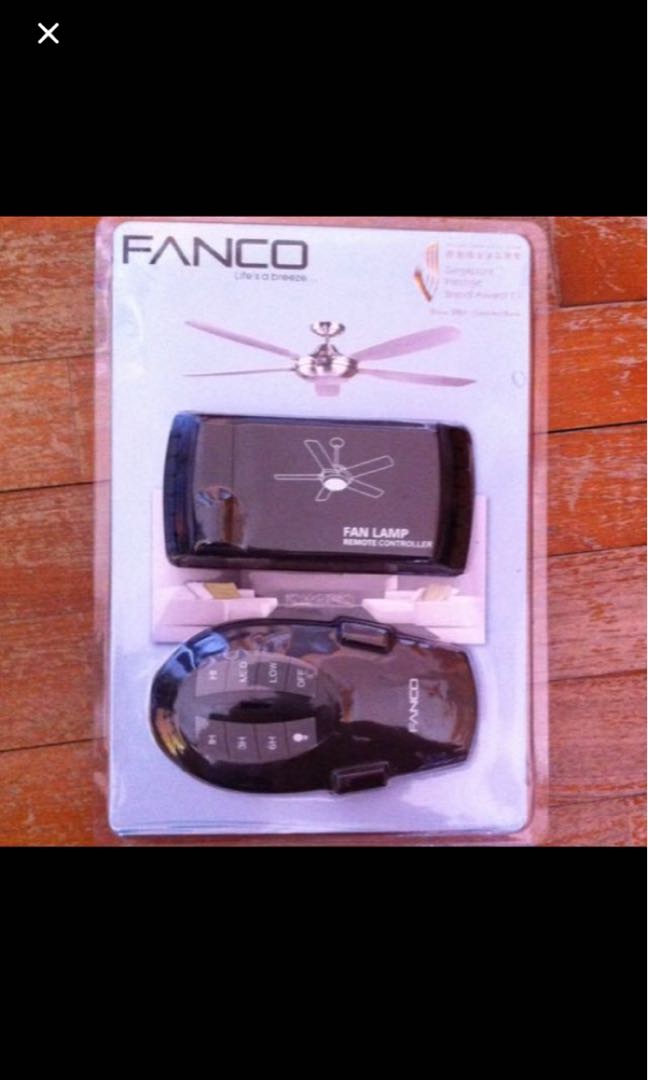 Fanco ceiling fan remote control, Furniture & Home Living, Lighting ...