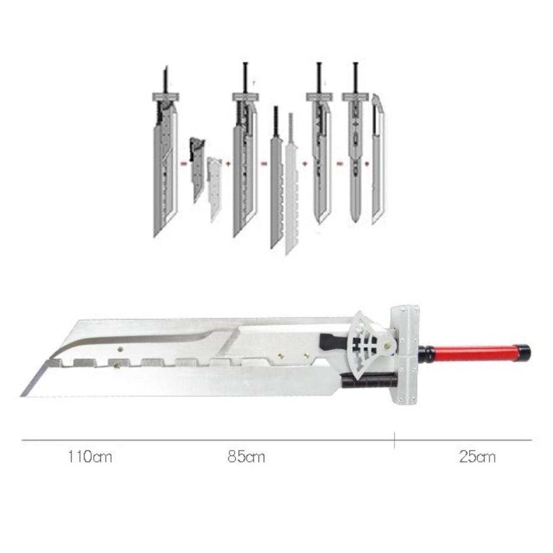 Final Fantasy VII - Cloud Strife Fusion Wooden Toy Sword (Preorder ...