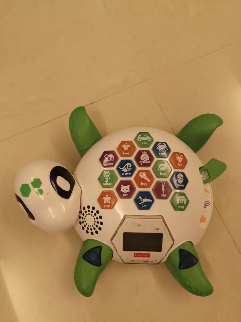 Fisher Price Spell & Speak sea turtle, 興趣及遊戲, 玩具 & 遊戲類 - Carousell