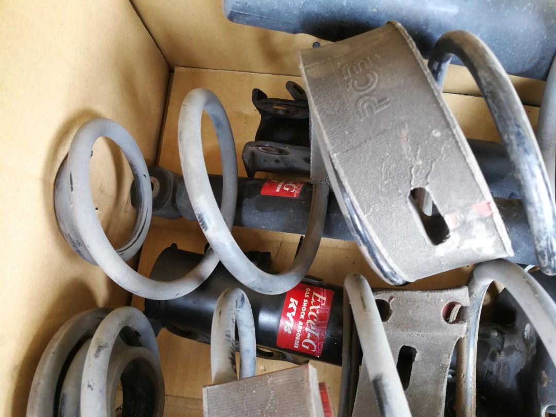 Honda Fit/Jazz GE6 Stock Absorbers and Springs with Stiffeners, Car ...