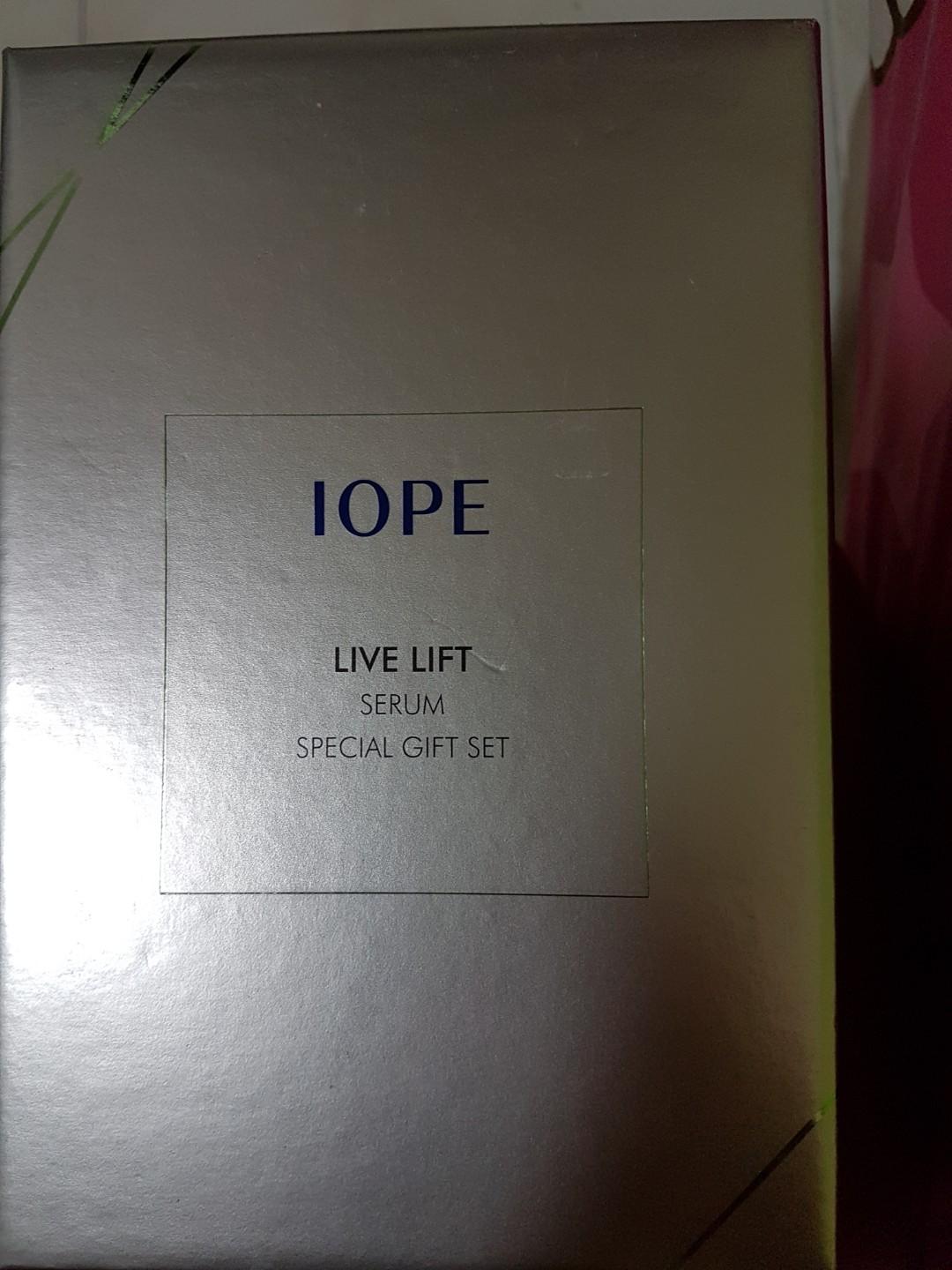 Iope live lift serum special gift set, Beauty & Personal Care, Face, Face Care on Carousell