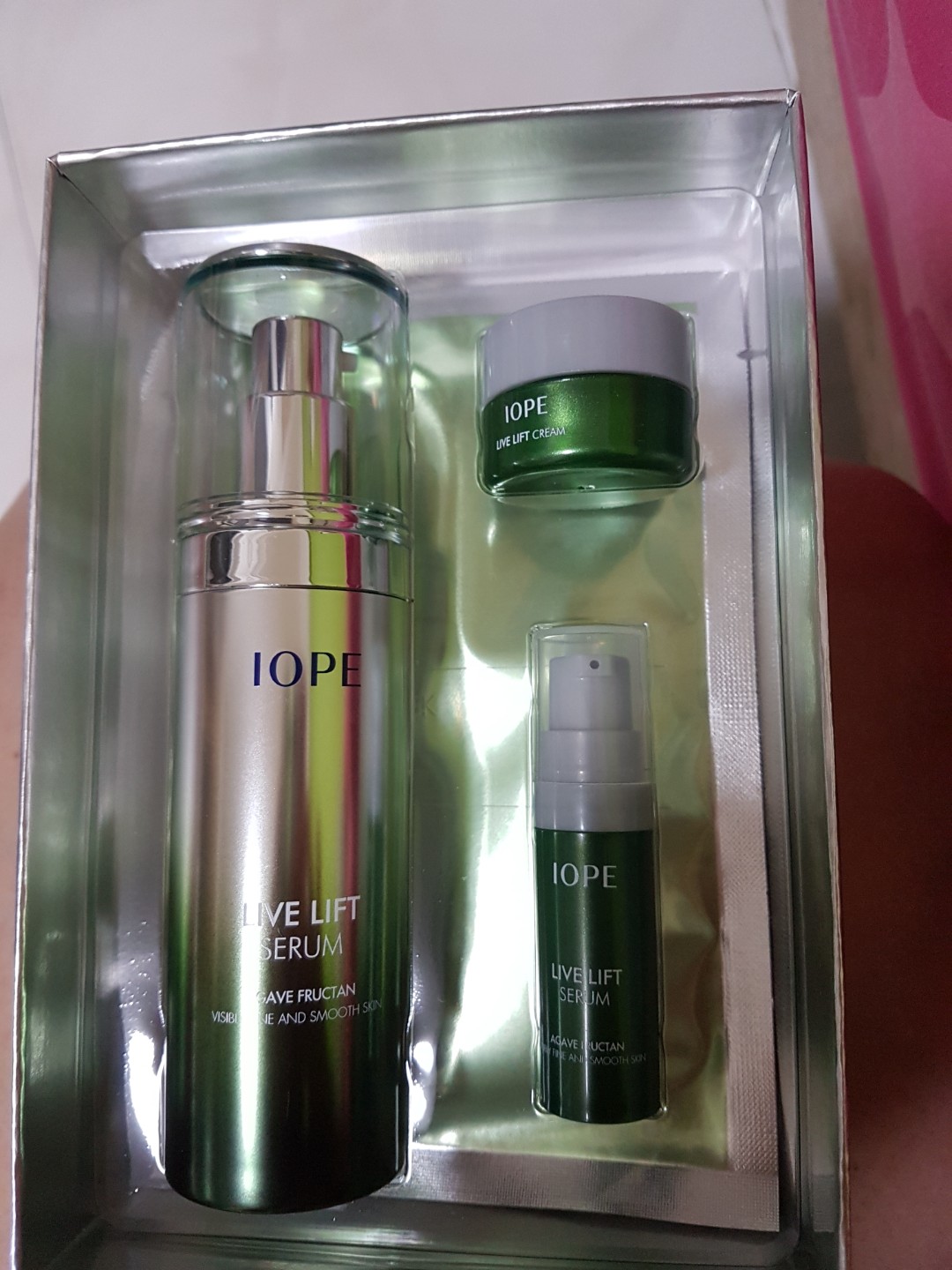 Iope live lift serum special gift set, Beauty & Personal Care, Face, Face Care on Carousell